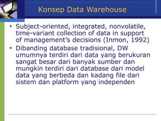 Data Mart, Warehouse, Mining, OLAP...... | PPT