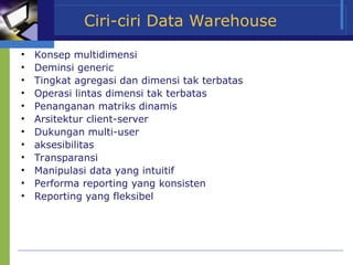 Data Mart, Warehouse, Mining, OLAP...... | PPT