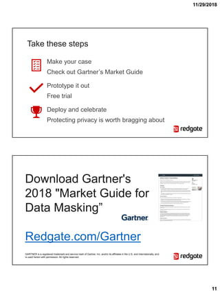 Data masking insights and actions | PDF