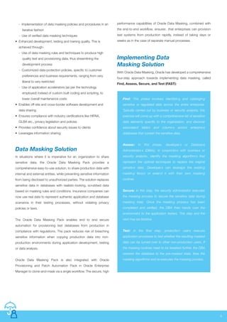 Data masking techniques for Insurance | PDF