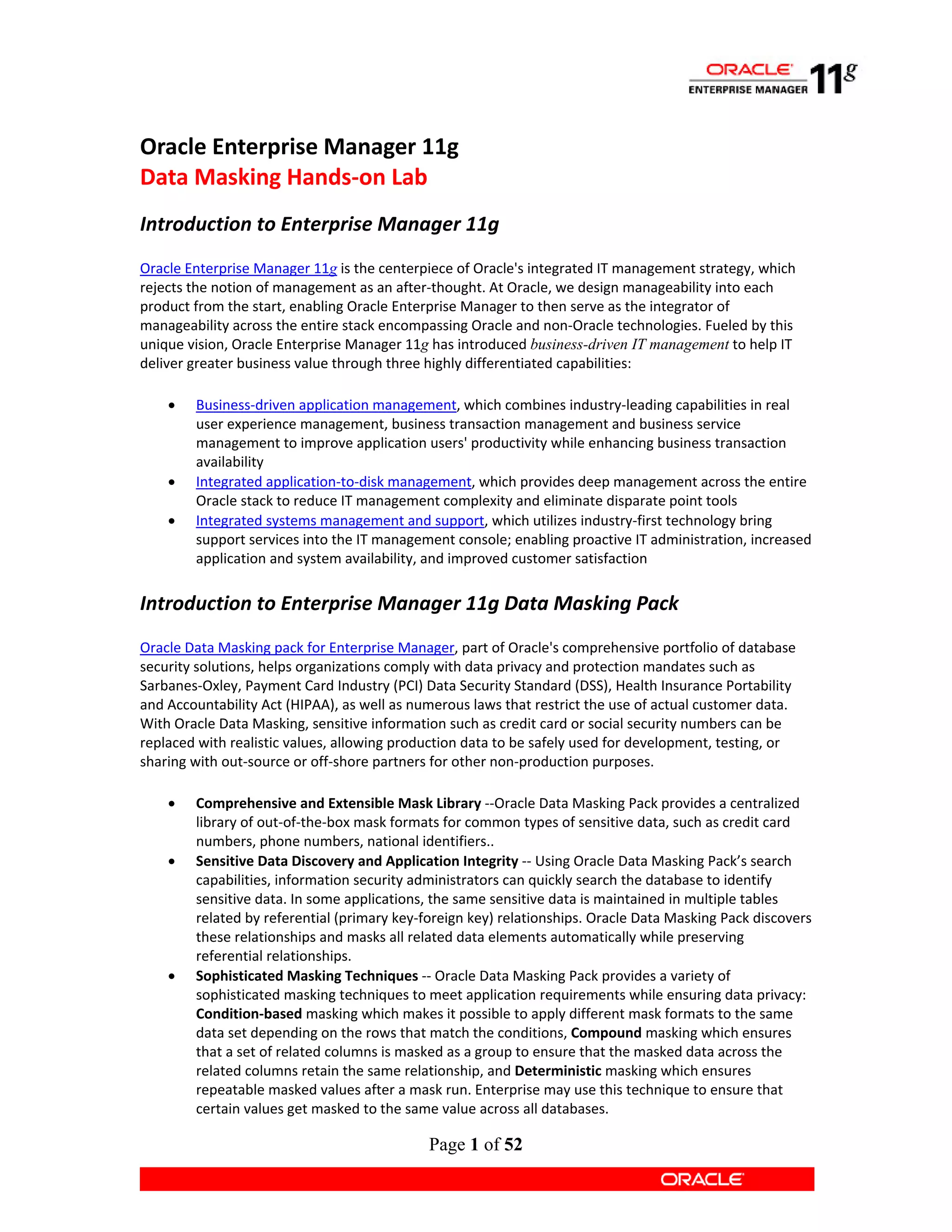 Data masking through_oem | PDF