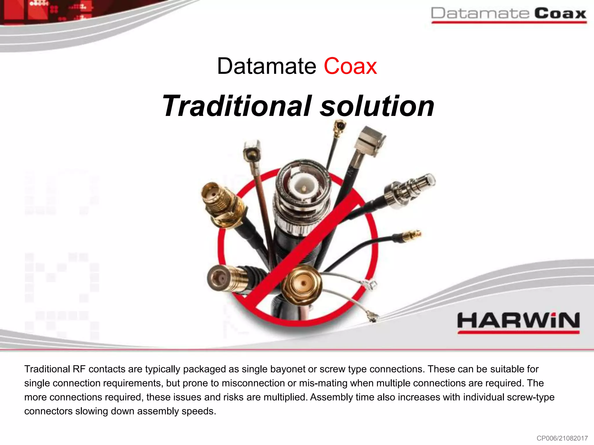 Datamate coax overview PTM | PPT