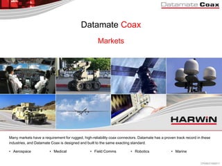 Datamate coax overview PTM | PPT