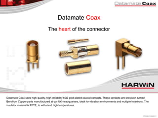 Datamate coax overview PTM | PPT