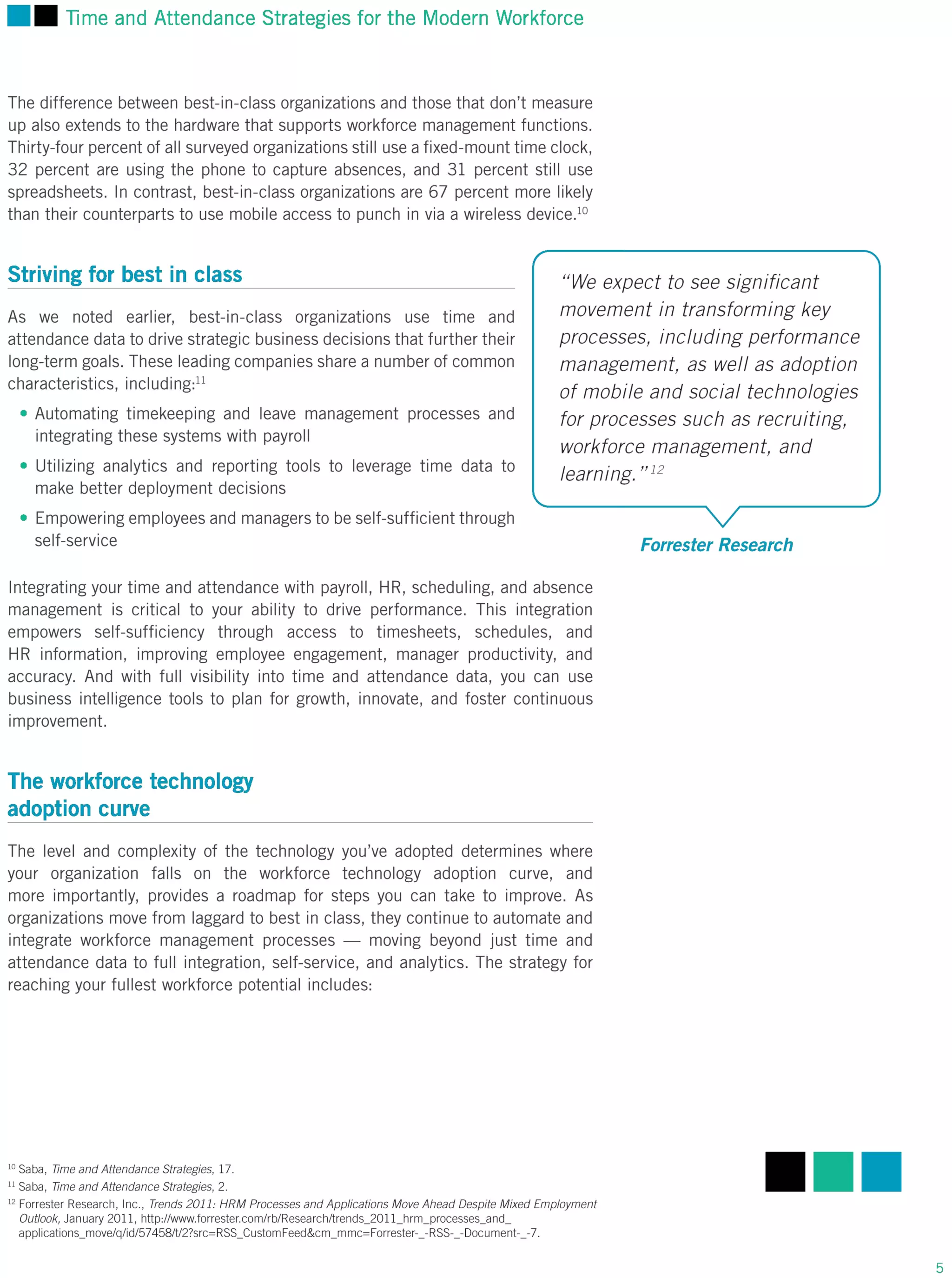 Time and Attendance Strategies for the Modern Workforce | PDF