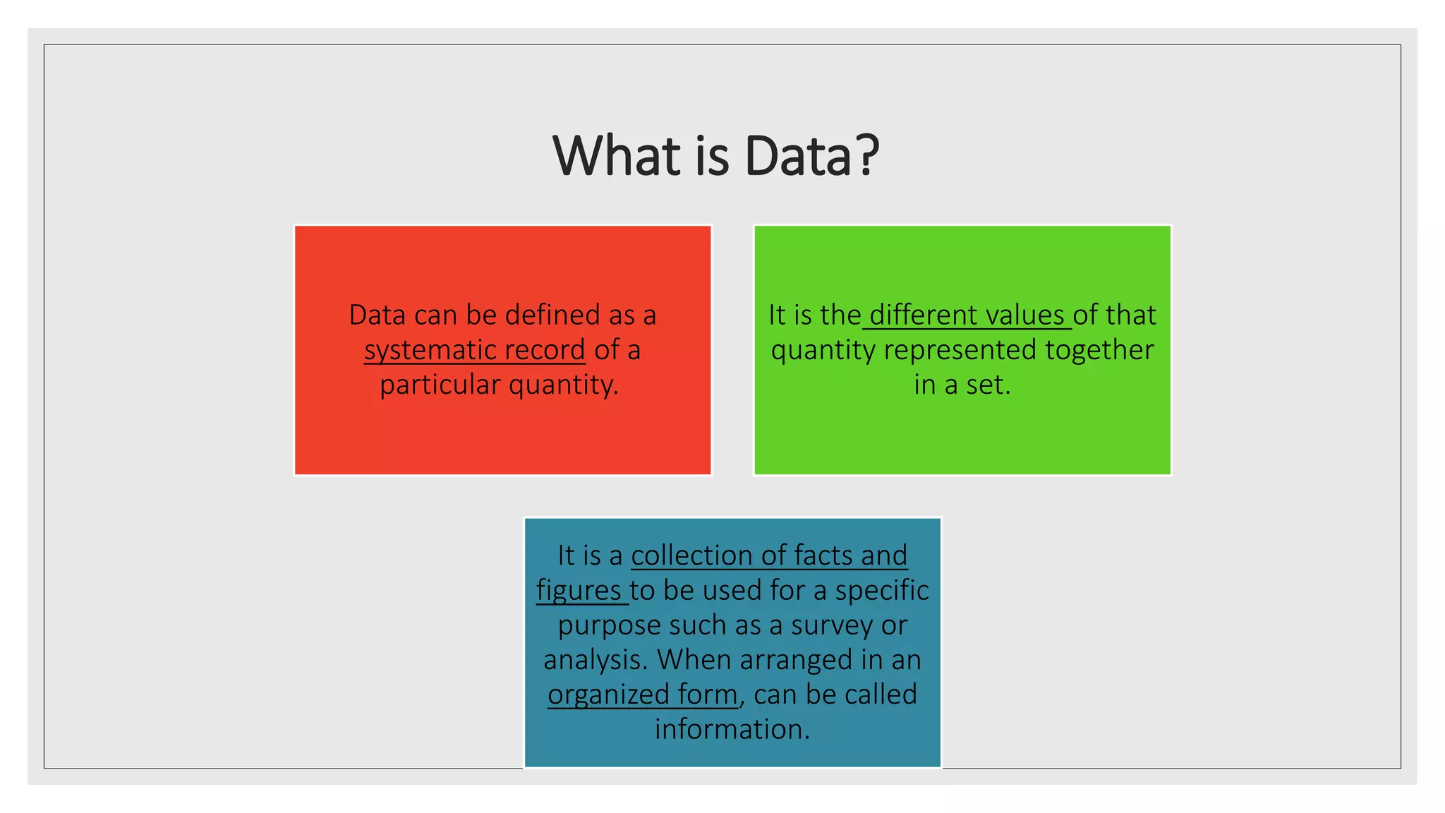 Data meaning & Tabulation | PPTX