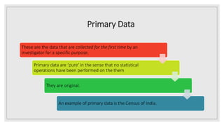 Data meaning & Tabulation | PPT