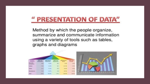 Data meaning & Tabulation | PPTX