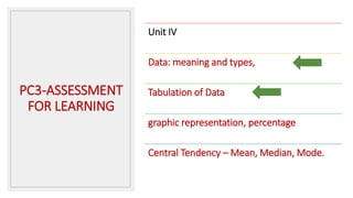 Data meaning & Tabulation | PPT
