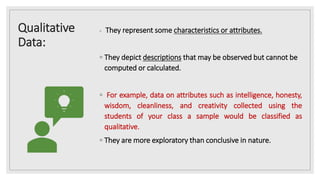 Data meaning & Tabulation | PPTX
