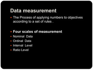 Data measurement tools | PPT