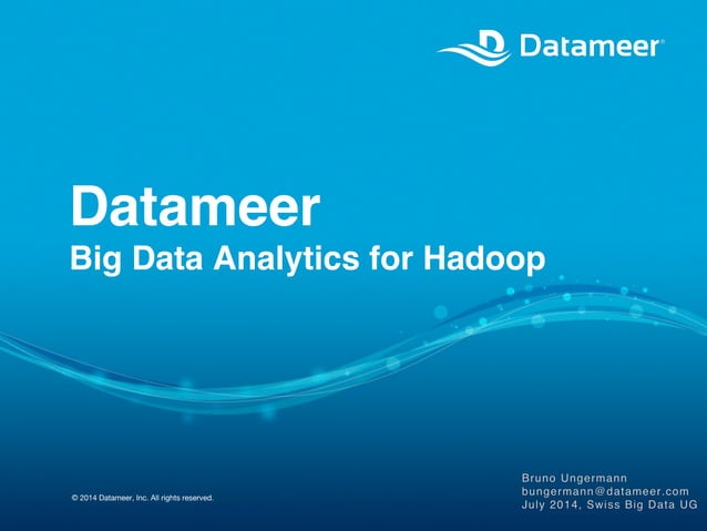 Making Hadoop based analytics simple for everyone to use | PDF ...