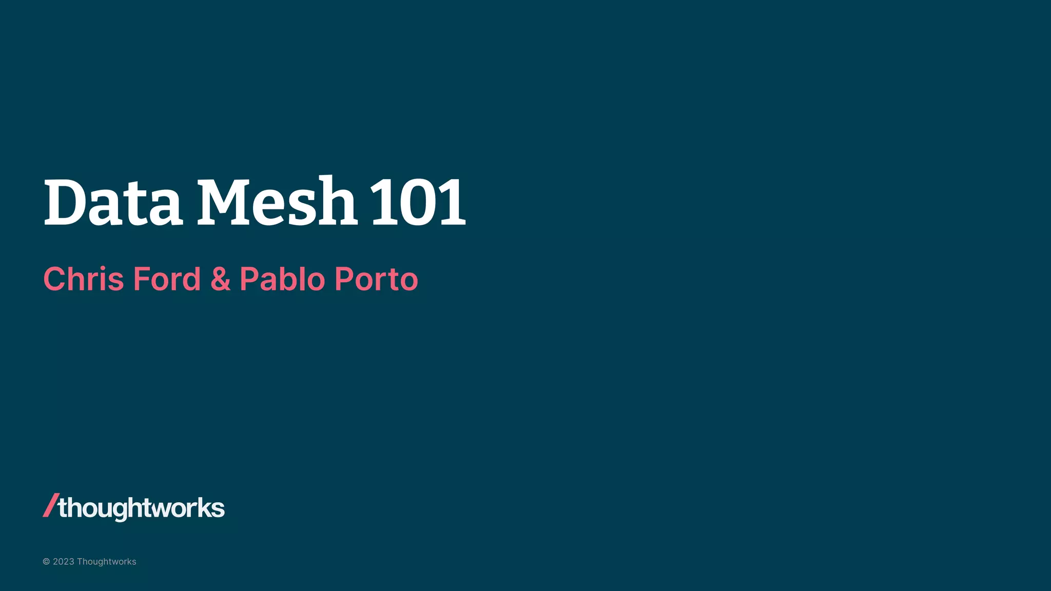 Data Mesh 101 | PDF