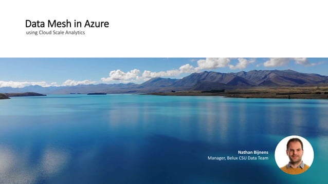 Data Mesh in Azure using Cloud Scale Analytics (WAF) | PPT