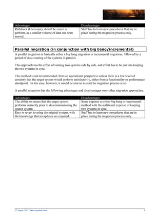 Data migration | PDF