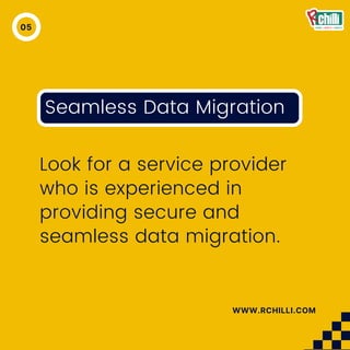 3 Factors to choose the Best Data Migration | PDF | Technology & Computing
