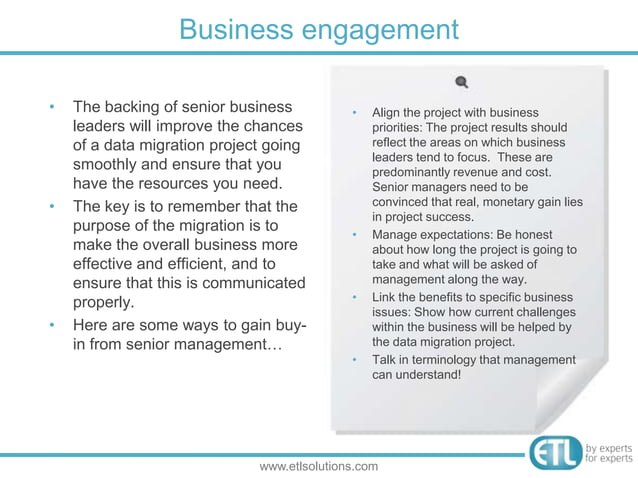 Preparing a data migration plan: A practical guide | PPTX