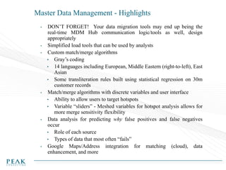 Data Migration and MDM - DMM5 | PPTX | Databases | Computer Software and Applications