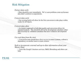 Data Migration and MDM - DMM5 | PPTX | Databases | Computer Software and Applications