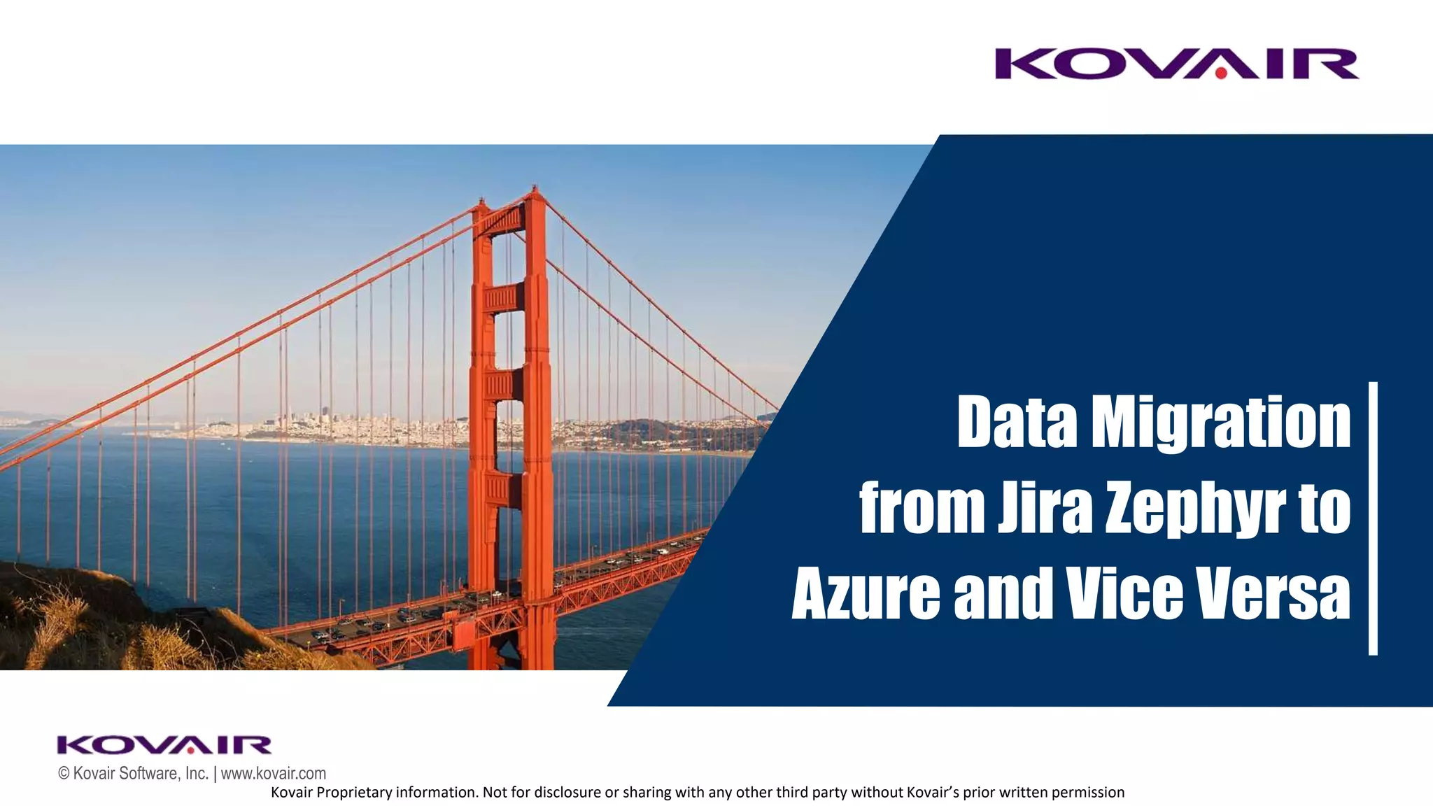 Data Migration from Jira Zephyr to Azure and Vice Versa | PPT