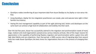 Data Migration from Jira Zephyr to Azure and Vice Versa | PPT