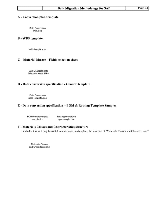 Data migration methodology_for_sap_v01a | PDF