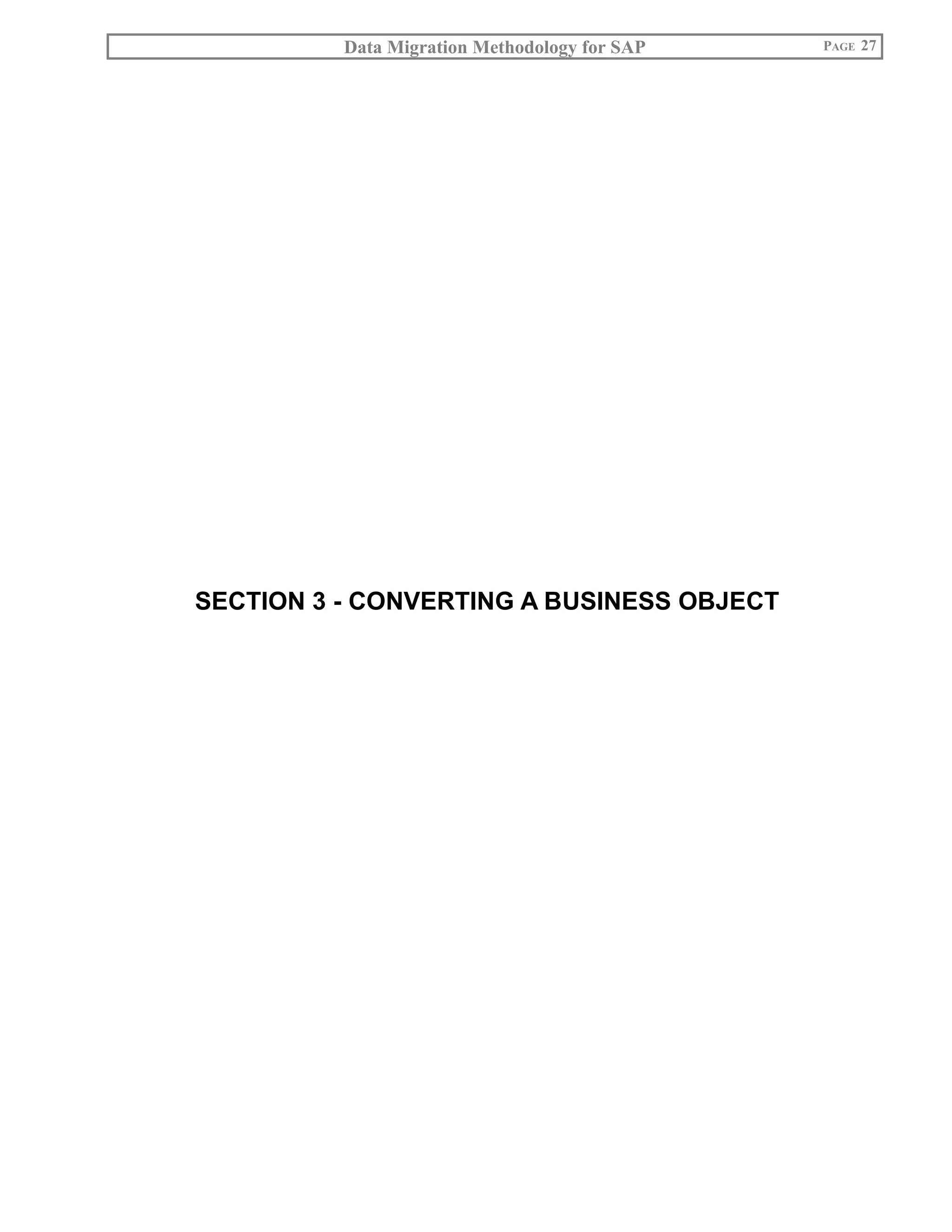 Data migration methodology for sap v2 | PDF