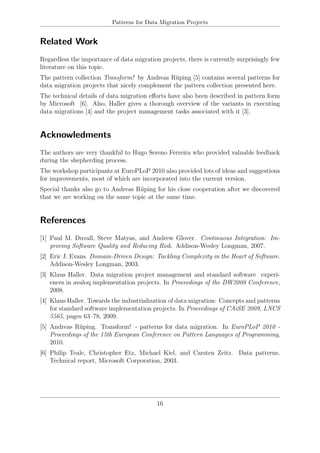 Data migration patterns special | PDF | Databases | Computer Software and Applications