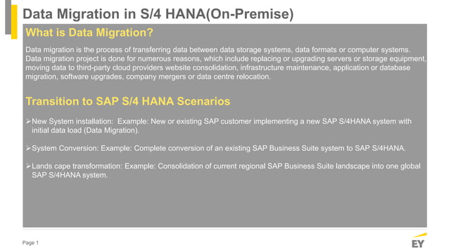 Data_Migration_to_SAP_S4_HANA.pptx | Databases | Computer Software and Applications