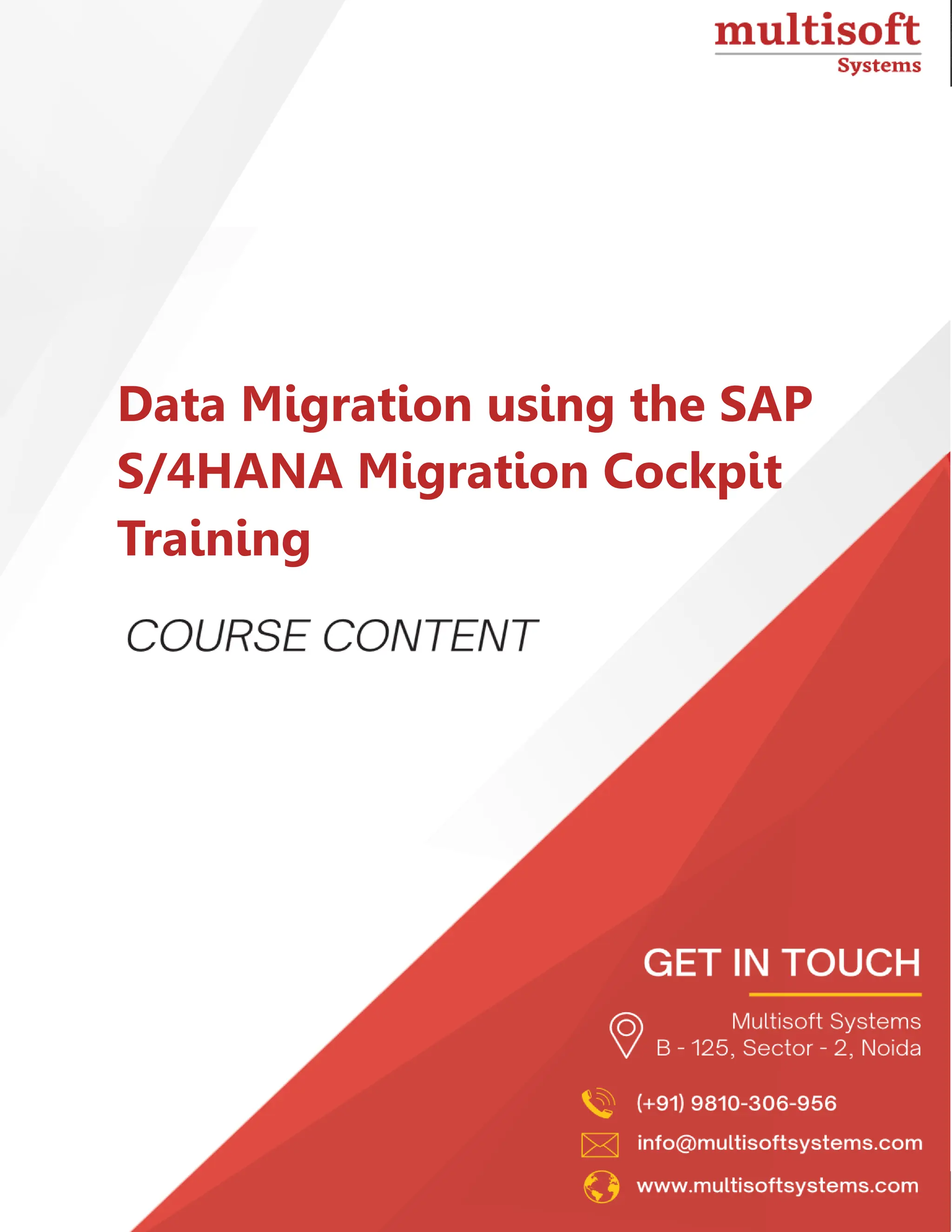 Data Migration using the SAP S4HANA Migration Cockpit - MS PPT.pdf