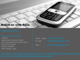 Datamind presentation | PPT | Information Services Industry | Industries