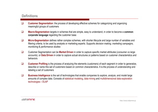 Customer Analytics & Segmentation | PDF