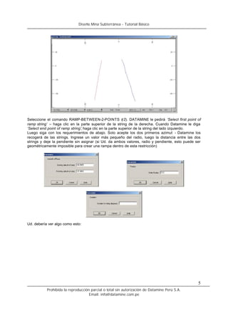 Datamine mina subterranea | PDF