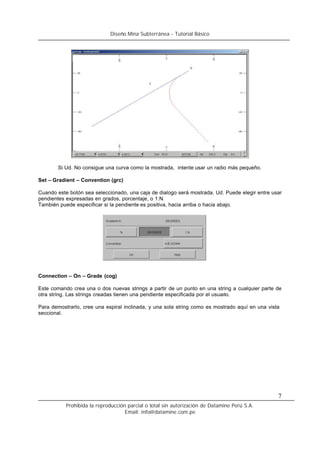 Datamine mina subterranea | PDF