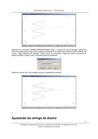 Datamine mina subterranea | PDF