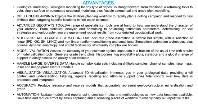 THE ADVANTAGES AND DISADVANTAGES OF DATAMINE | PPTX | Geology | Science