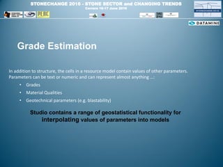 Datamine Solutions for DS and IM, mining,block | PDF | Geology | Science