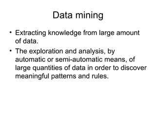 Data Mining | PPT