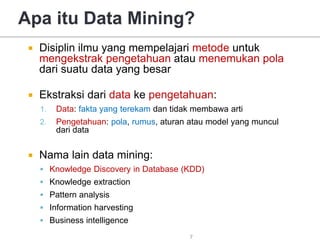 Data Mining - 1 - Pengantar.pptx