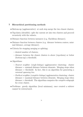 clustering in DataMining and differences in models/ clustering in data mining | PDF