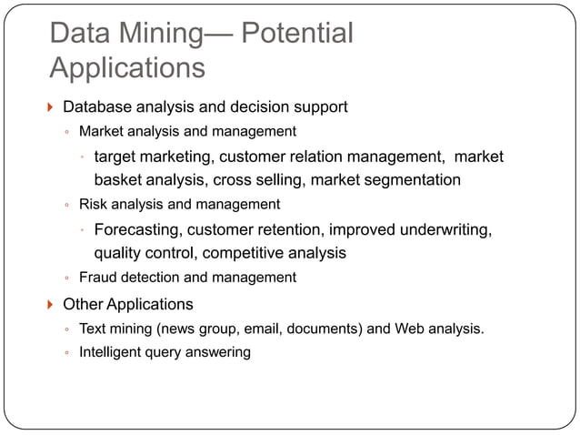 Data mining