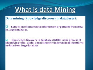 Data mining | PPT