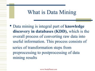Data mining | PPT