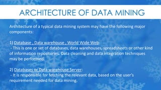 Data mining | PPTX | Databases | Computer Software and Applications