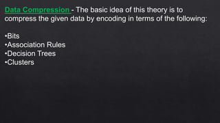 Additional themes of data mining for Msc CS | PPTX