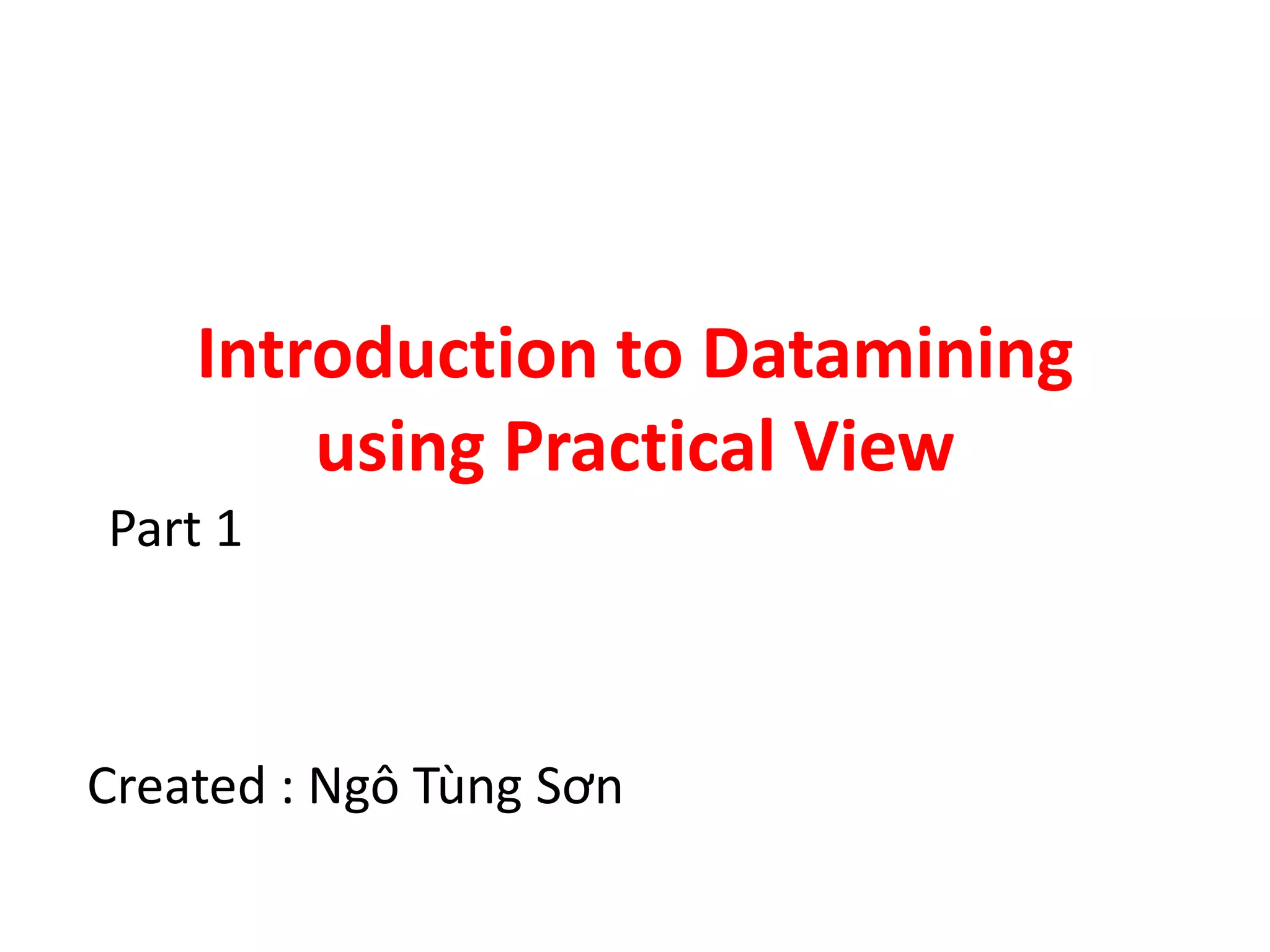 Introduction to Datamining Concept and Techniques | PPT