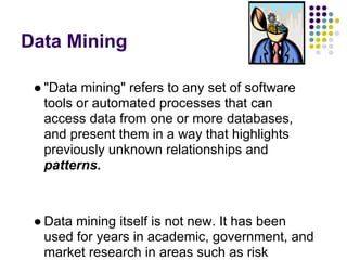 Data mining | PPT