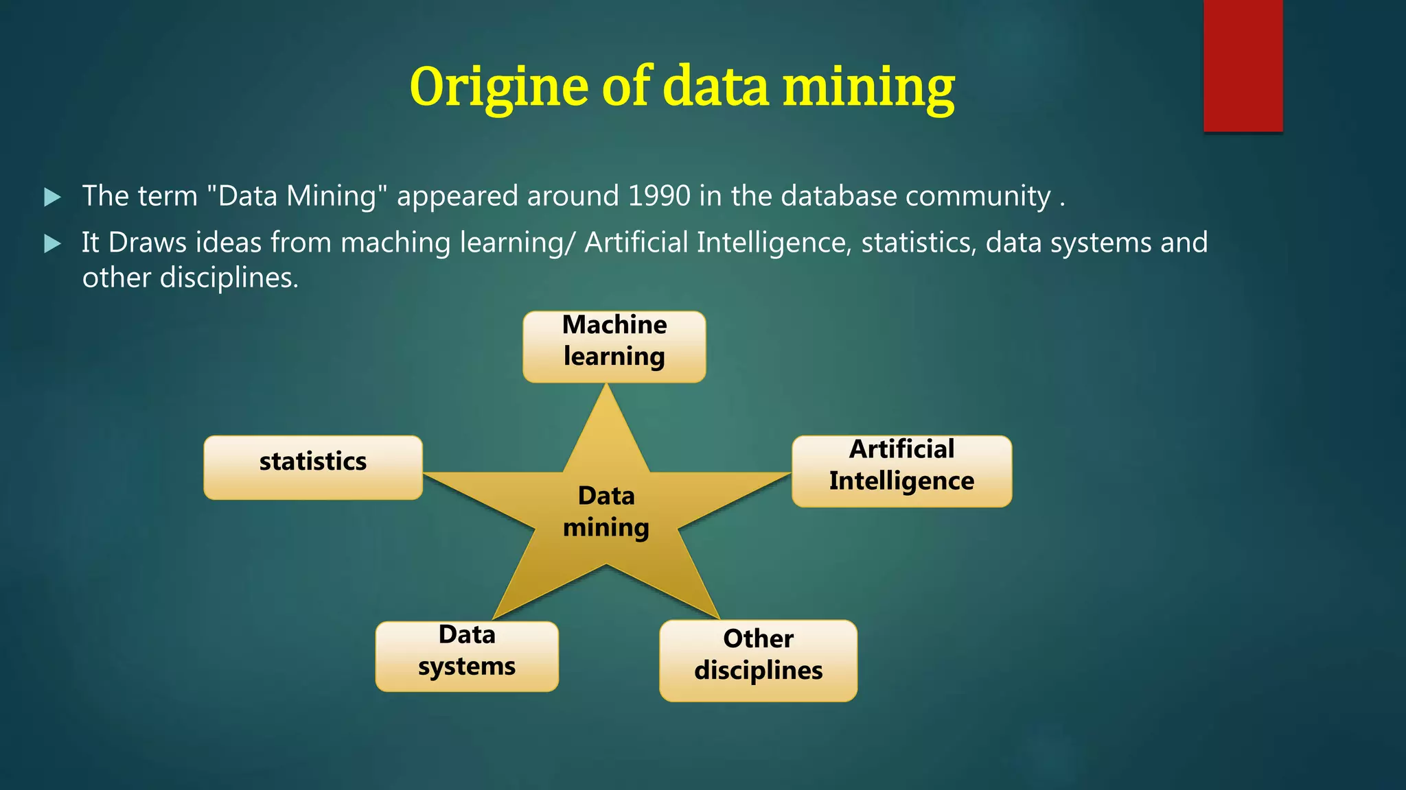 Data mining , Knowledge Discovery Process, Classification | PPTX