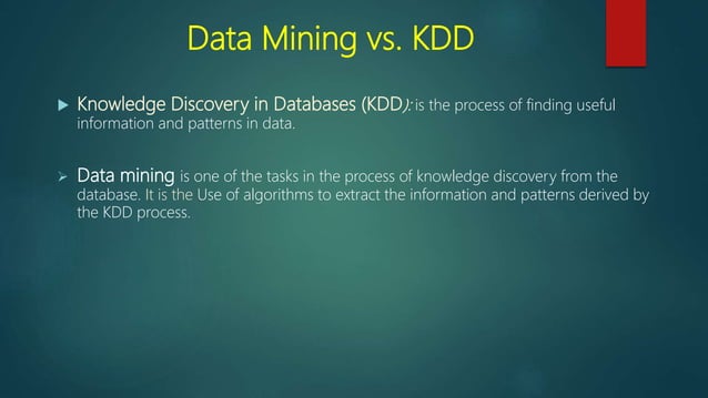 Data mining , Knowledge Discovery Process, Classification | PPT | Free Download