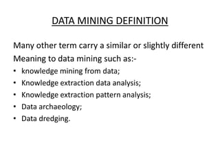 Data mining | PPTX